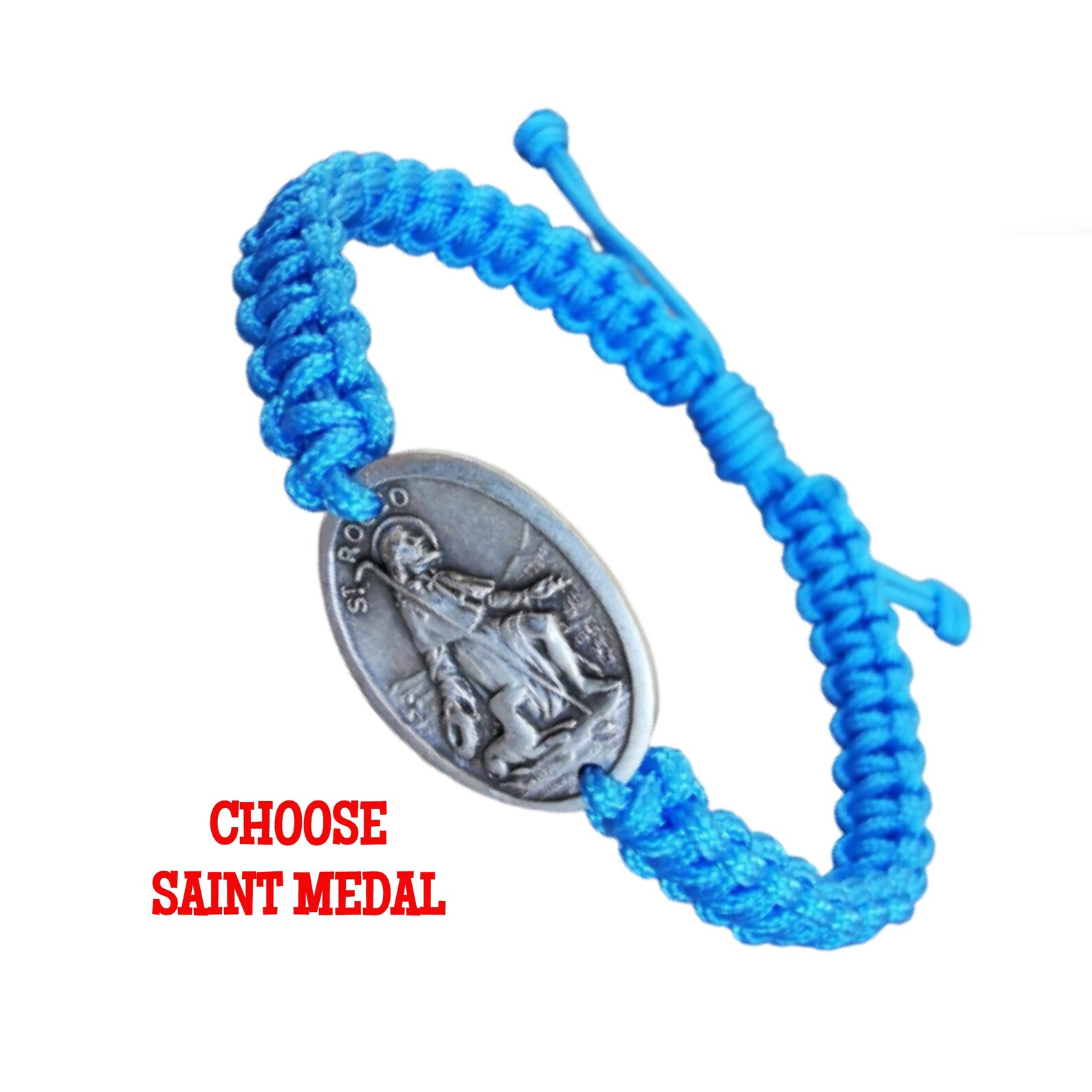 Saint Rocco Bracelet St Roch Medal Patron Saint of Doctors | Etsy