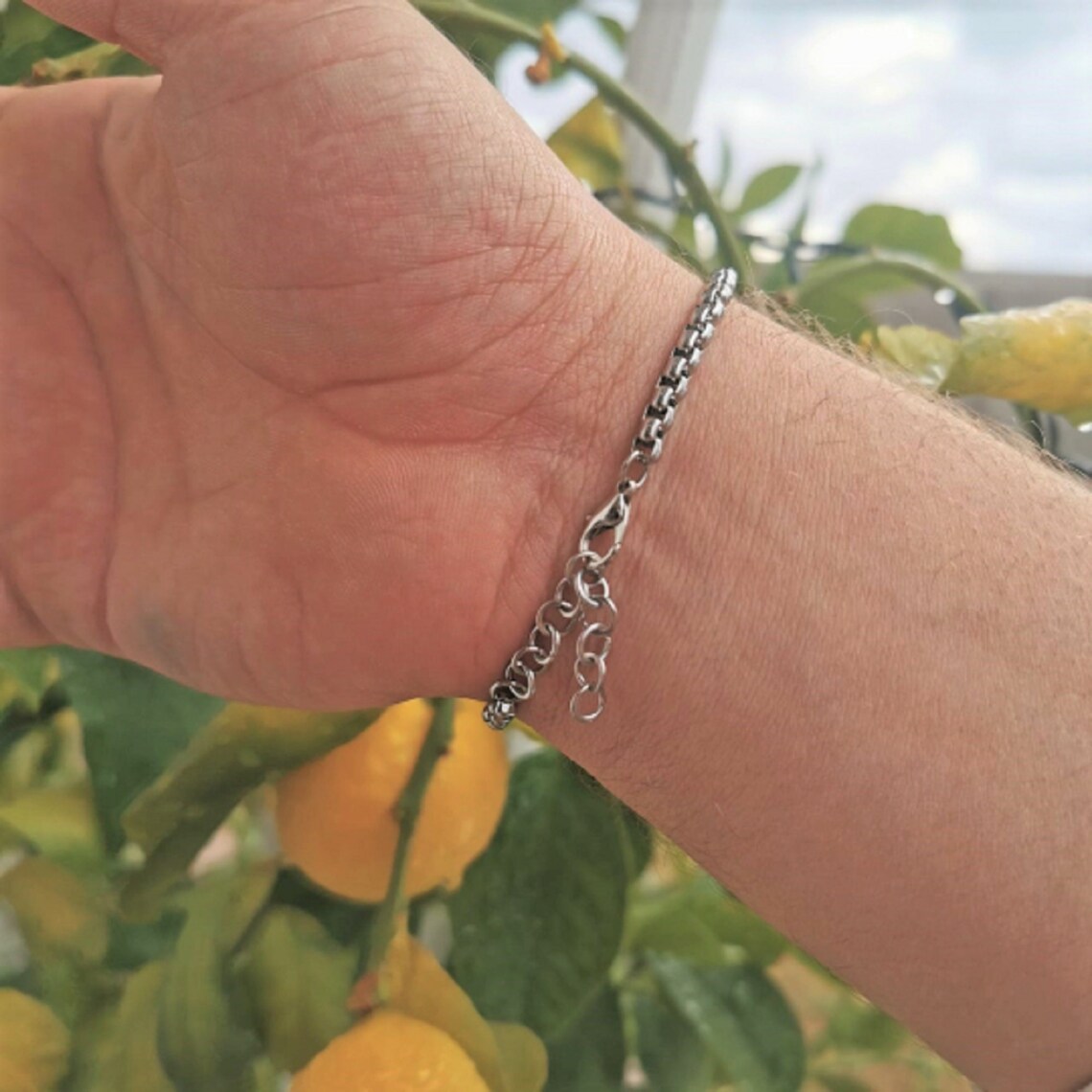 Catholic Chain Bracelet Mens Womens Patron Saint Medal Charm - Etsy