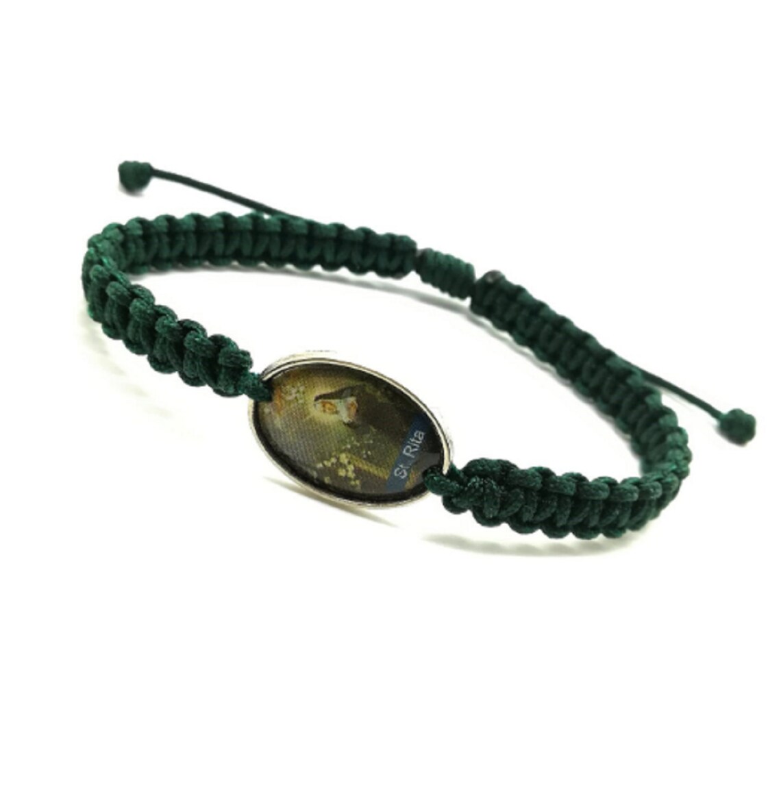 Female Catholic Saint Medal Bracelet Women Men Religious | Etsy