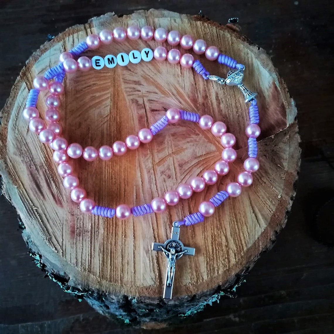 Personalized Boy First Communion Rosary, Personalized Rosary, Rosary ...