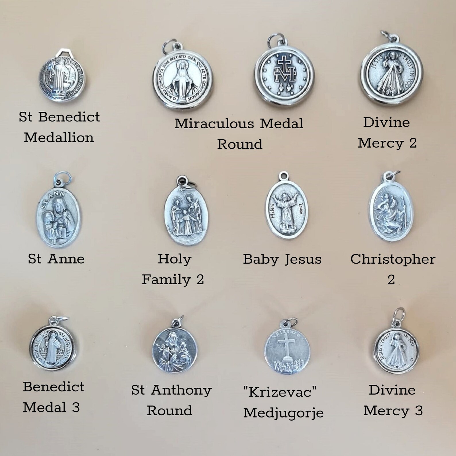 Personalized Wooden Catholic Saint Bracelet Name Bracelet | Etsy