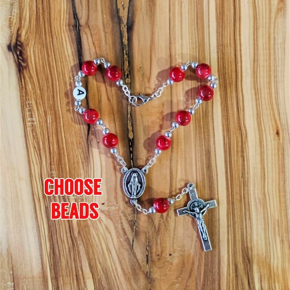 Auto Rosary Personalized Rosary Car Rosary Miraculous | Etsy