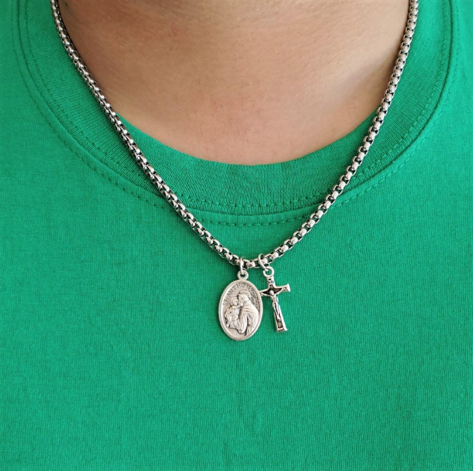 St Judas Necklace Saint Judas Pendant St Jude Necklace - Etsy