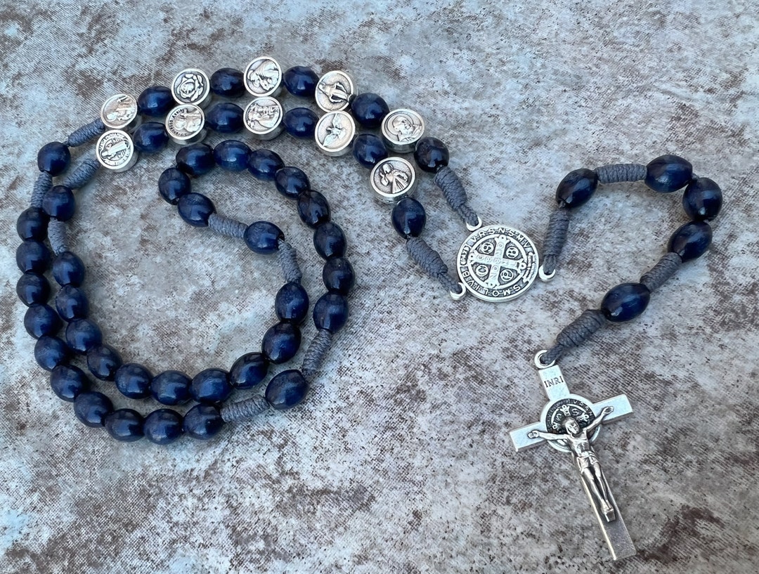 Catholic All Saints Rosary Prayer Beads, Religious Gift for Women Men ...