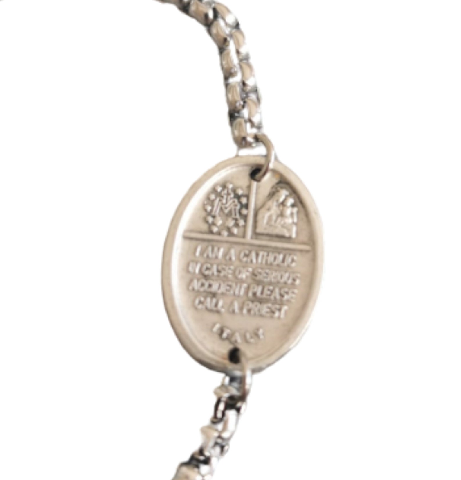 Scapular Bracelet Religious Chain Bracelet With Scapular | Etsy