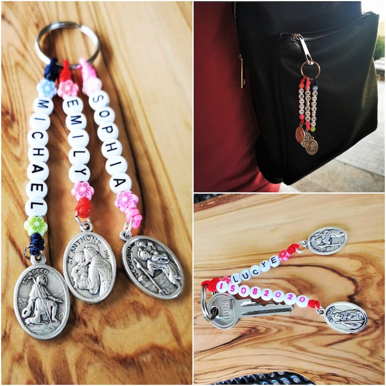 Personalized Bag Name Tag Backpack Nametag Catholic Gifts - Etsy