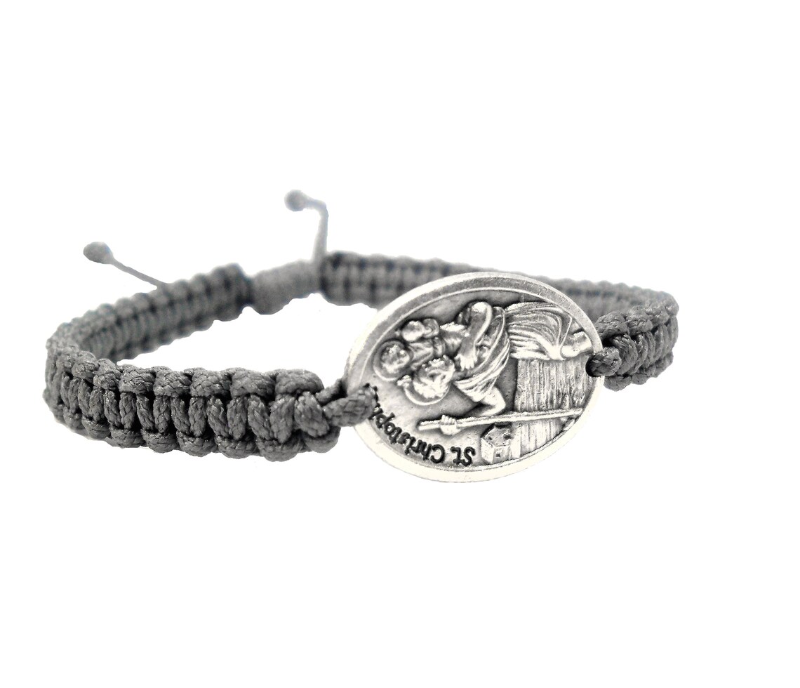 St Christopher bracelet catholic bracelet protection | Etsy