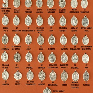 Saint Necklace, Catholic Chain Necklace, Holy Family, Patron Saint ...