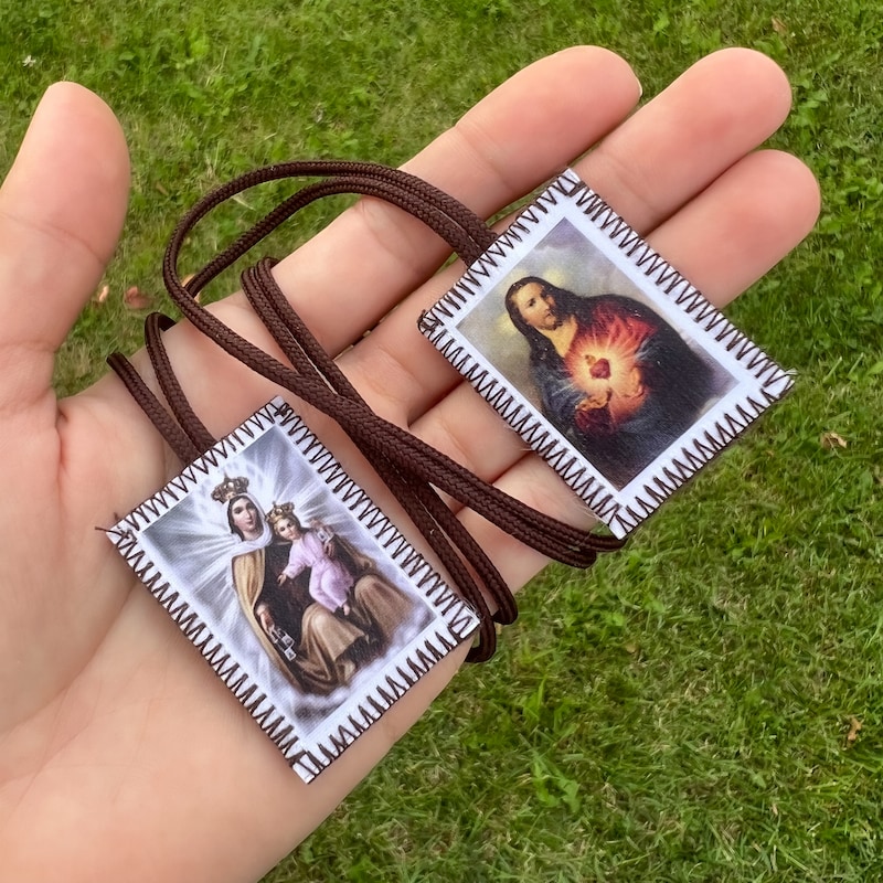 Brown Scapular - Etsy