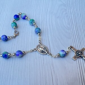 Pocket Rosary, Decade Rosary, Catholic Gift, Colorful Rosaries, Car ...