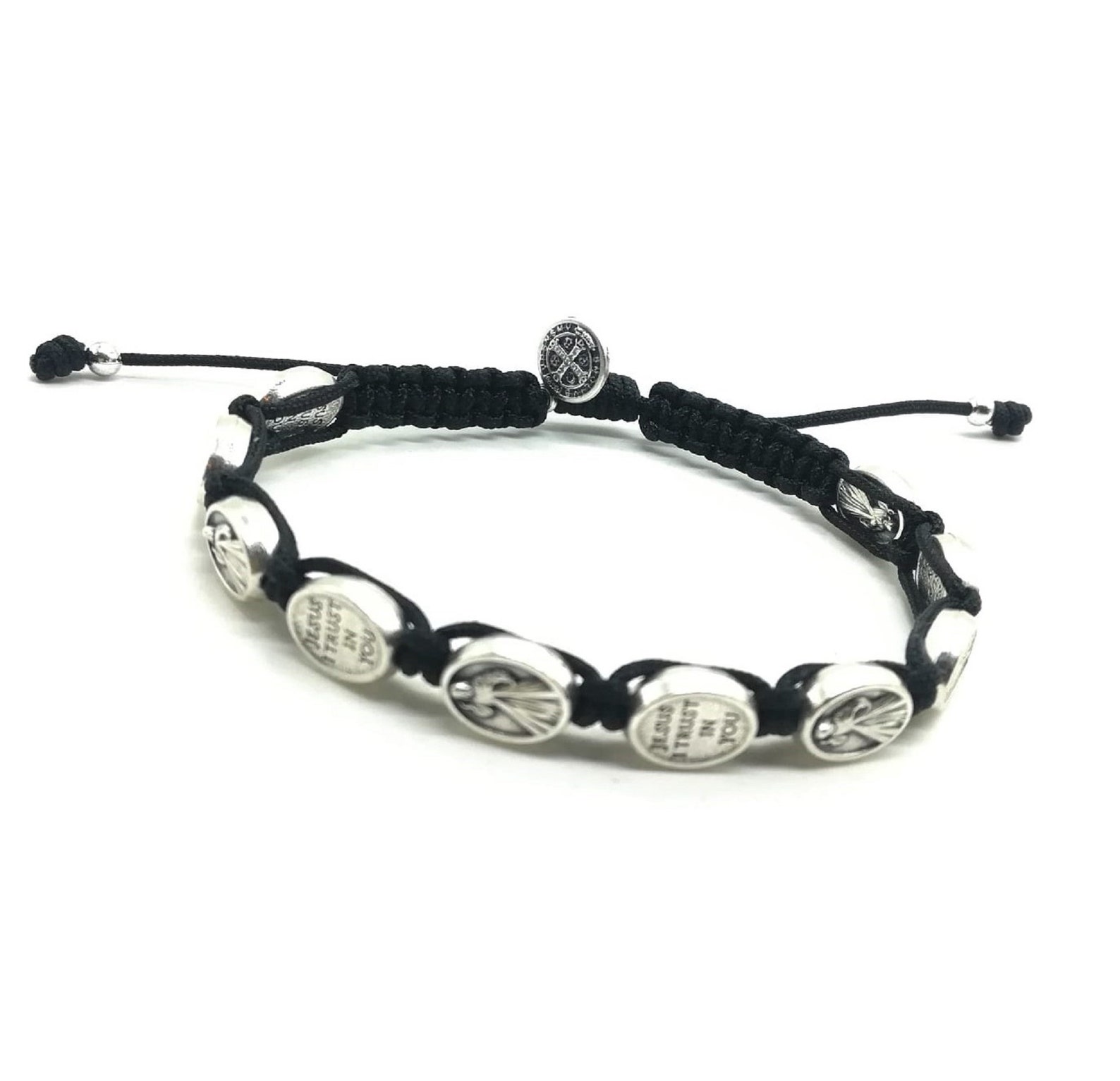 Divine Mercy Bracelet, Divine Mercy Medal, Divine Mercy Charm, Jesus I ...