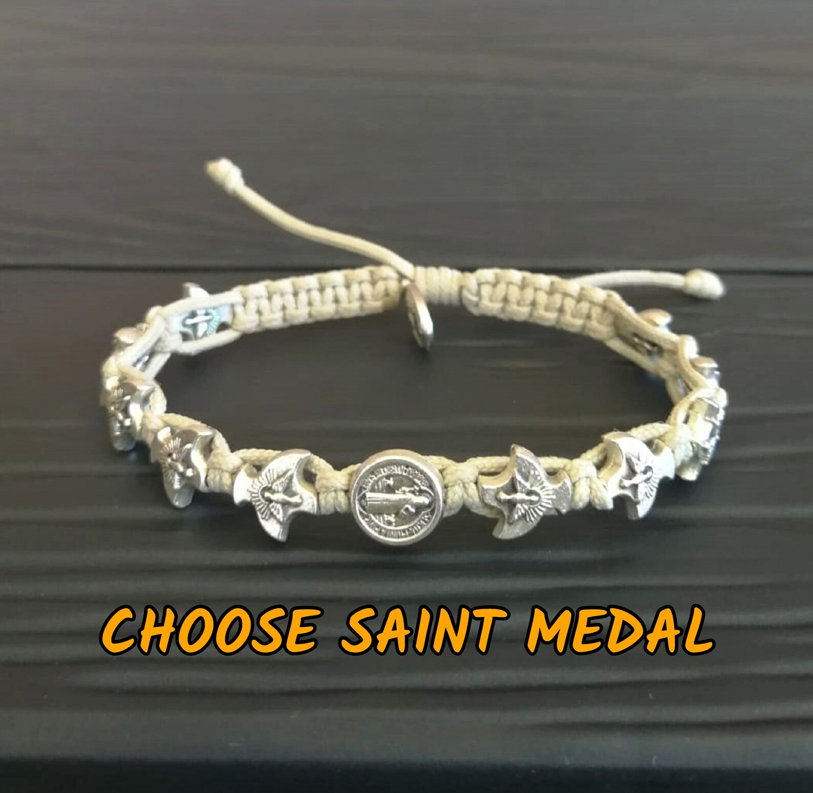 Holy Spirit Bracelet Catholic Saint Medal Bracelet Rosary - Etsy
