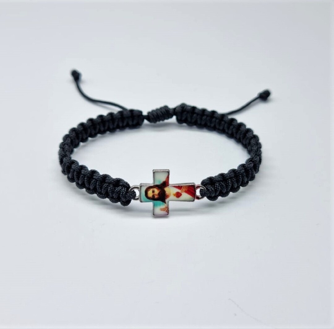 Holy Face of Jesus Bracelet, Jesus Face Pendant, Jesus Christ Bracelet ...