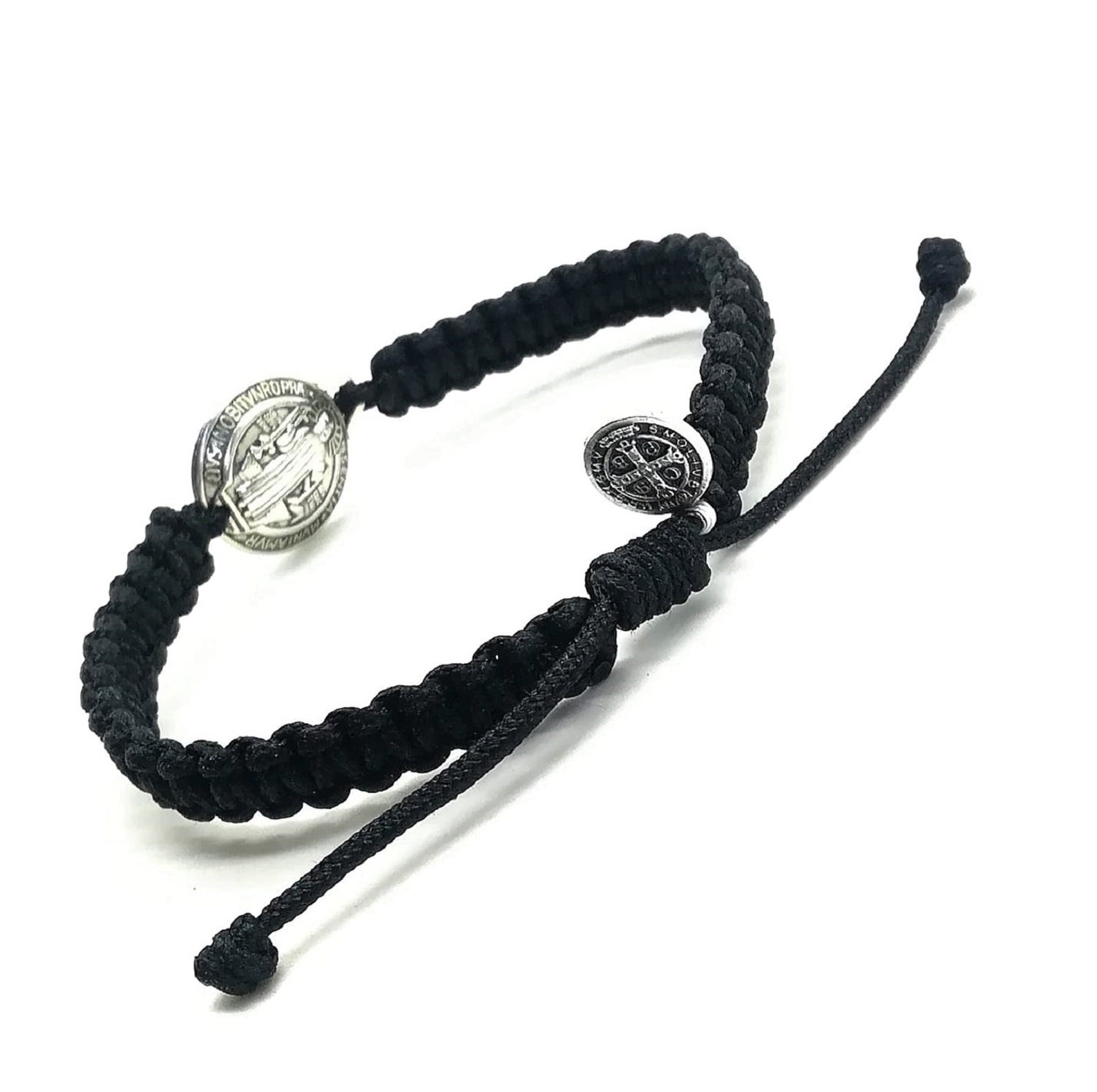 Pulsera de San Benito medallón santo benedict pulsera - Etsy España