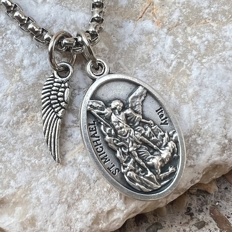 Saint of War Necklace - Etsy