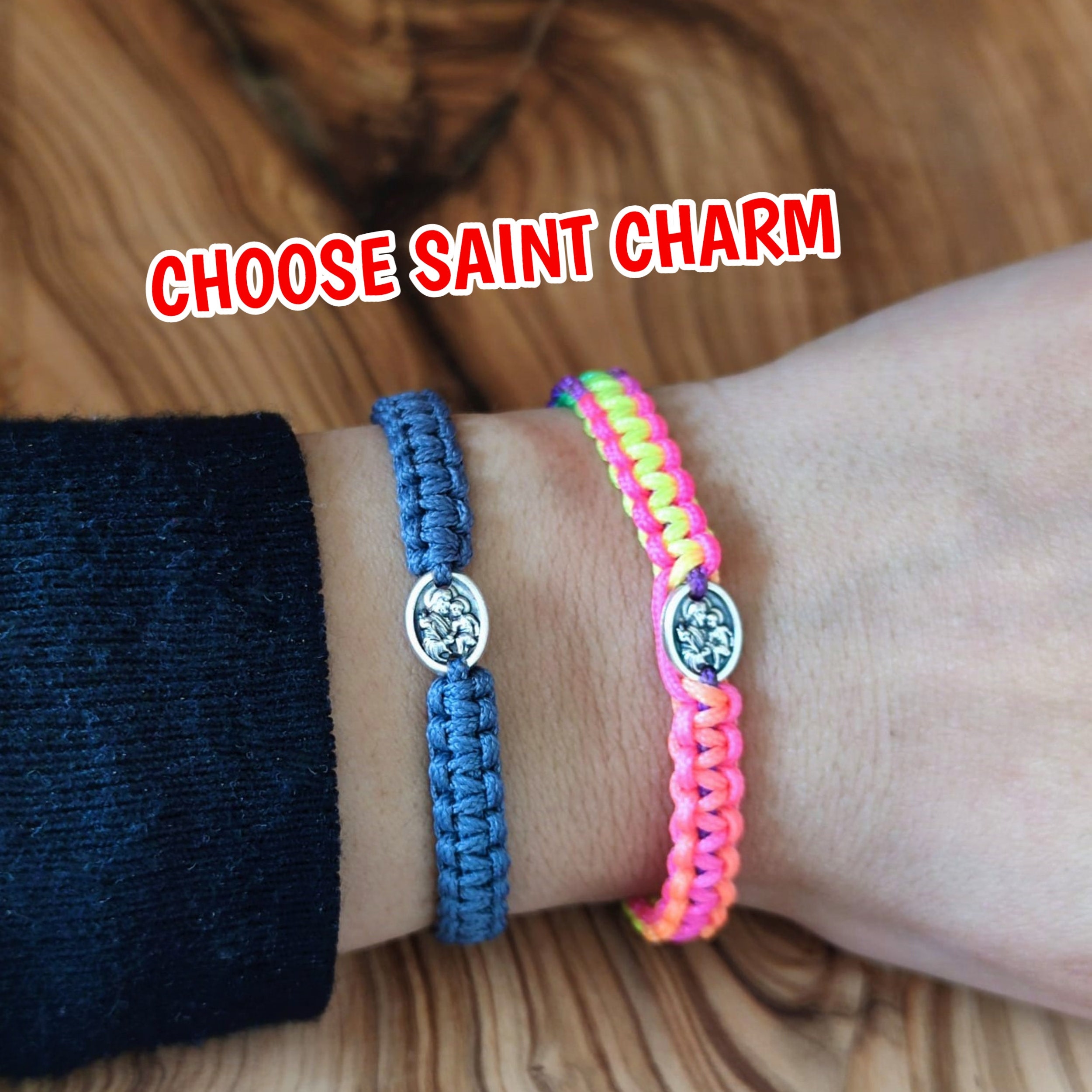 Catholic Bracelets for Kids and Adults Choose Your Saint - Etsy