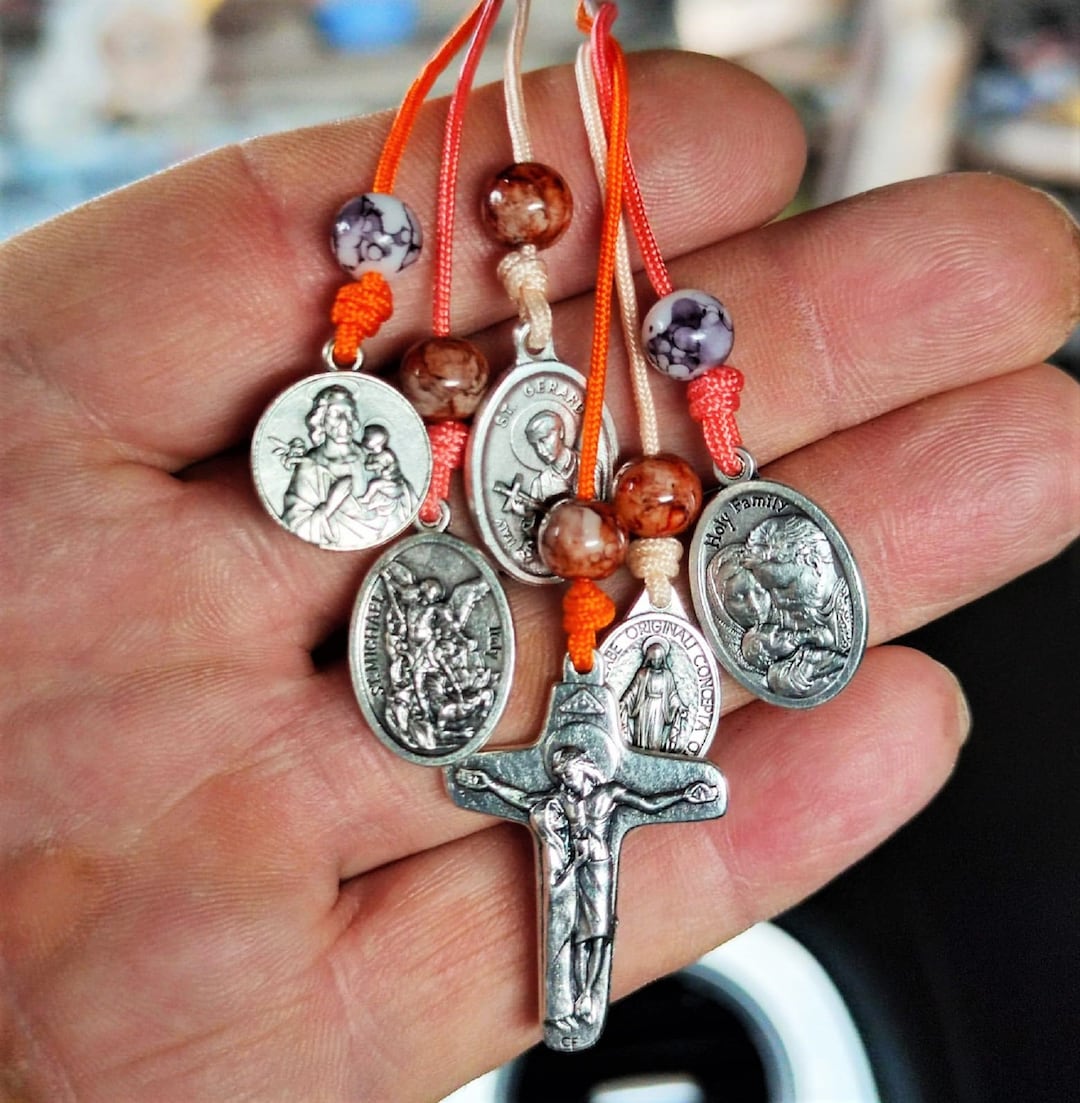 Protection From Evil Catholic Door Hanger / Choose Your Saints / Rear ...