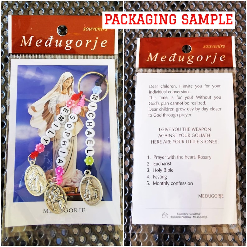 Protection From Evil Catholic Door Hanger / Choose Your Saints / Rear ...