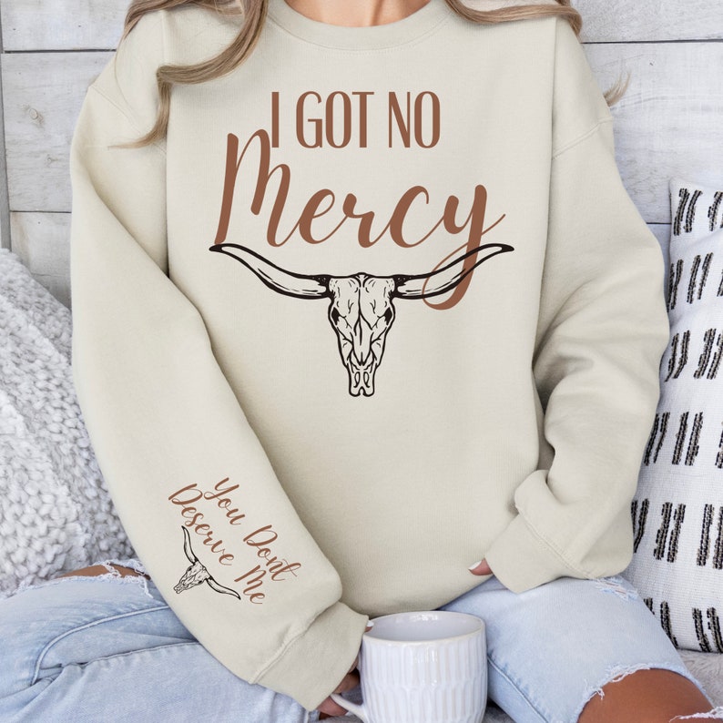 I Got No Mercy PNG FILE - Etsy