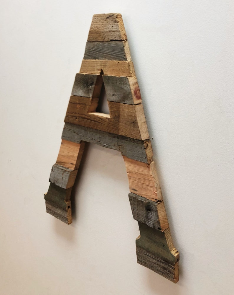 Reclaimed Barn Wood Rustic Letters - Etsy