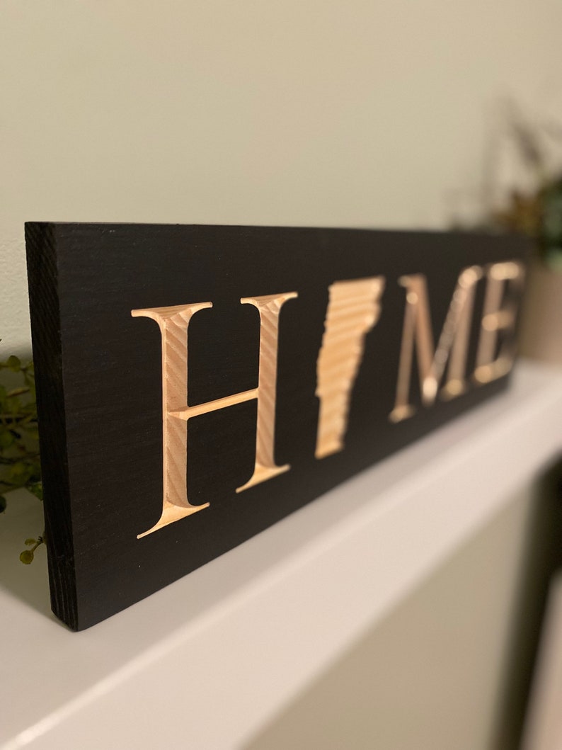 Vermont Home Sign - Etsy
