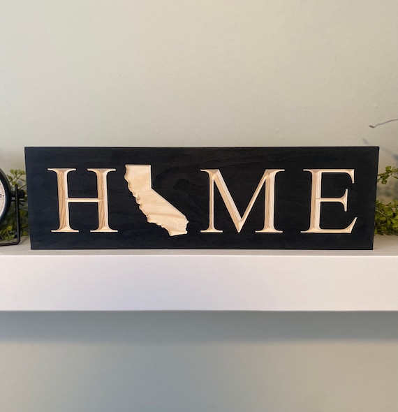 California home Sign | Etsy