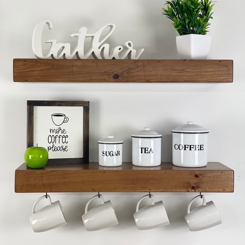 Custom Wood Tea Shelf - Etsy