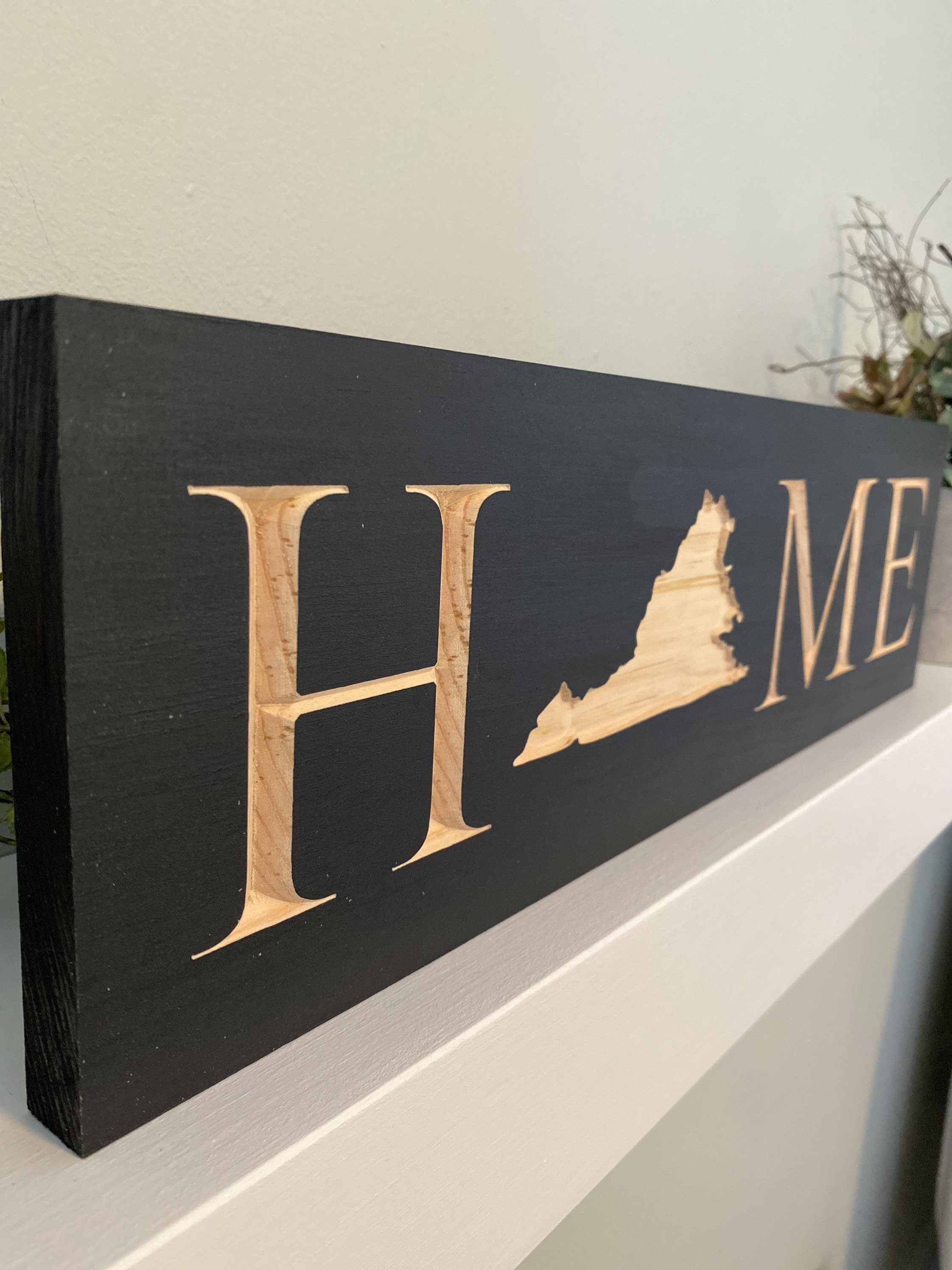 Virginia home Sign - Etsy