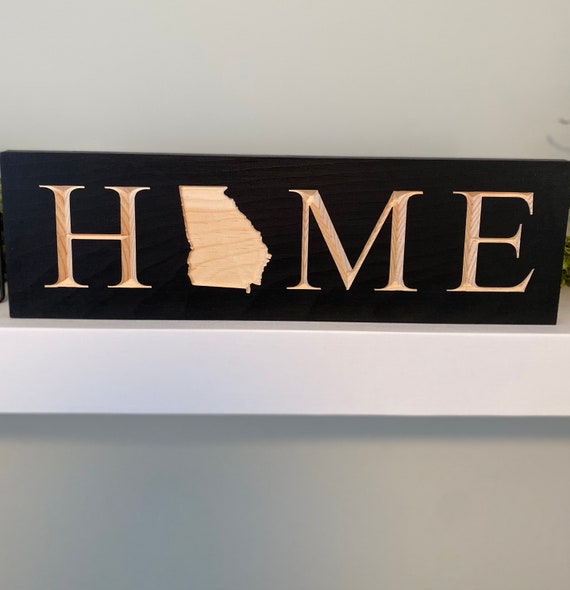 Georgia home Sign | Etsy