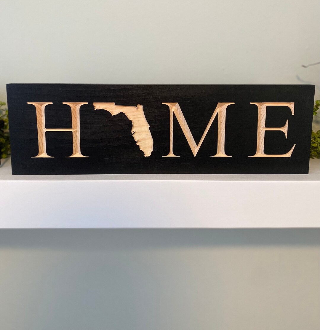 Florida “home” Sign - Etsy