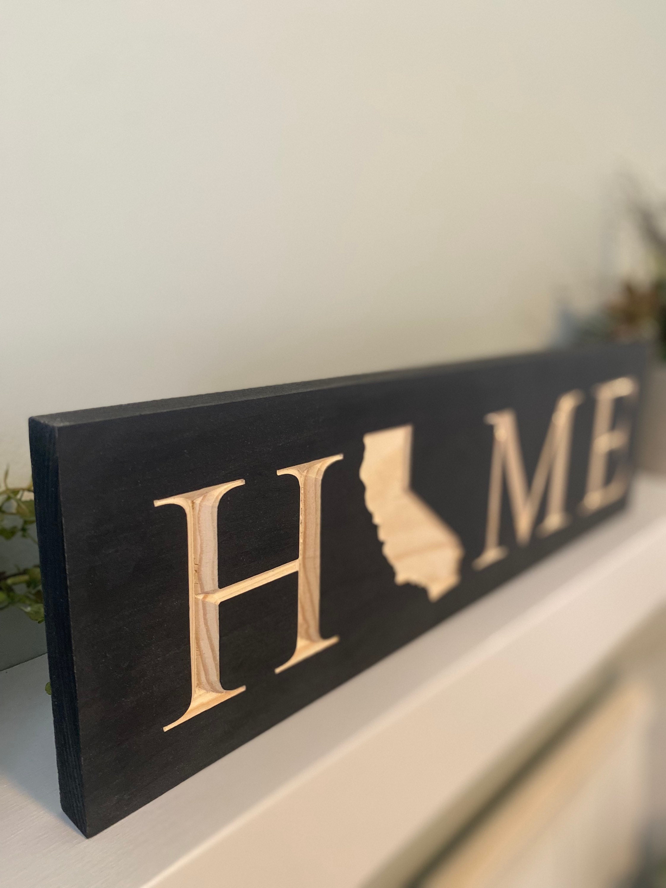 California home Sign - Etsy