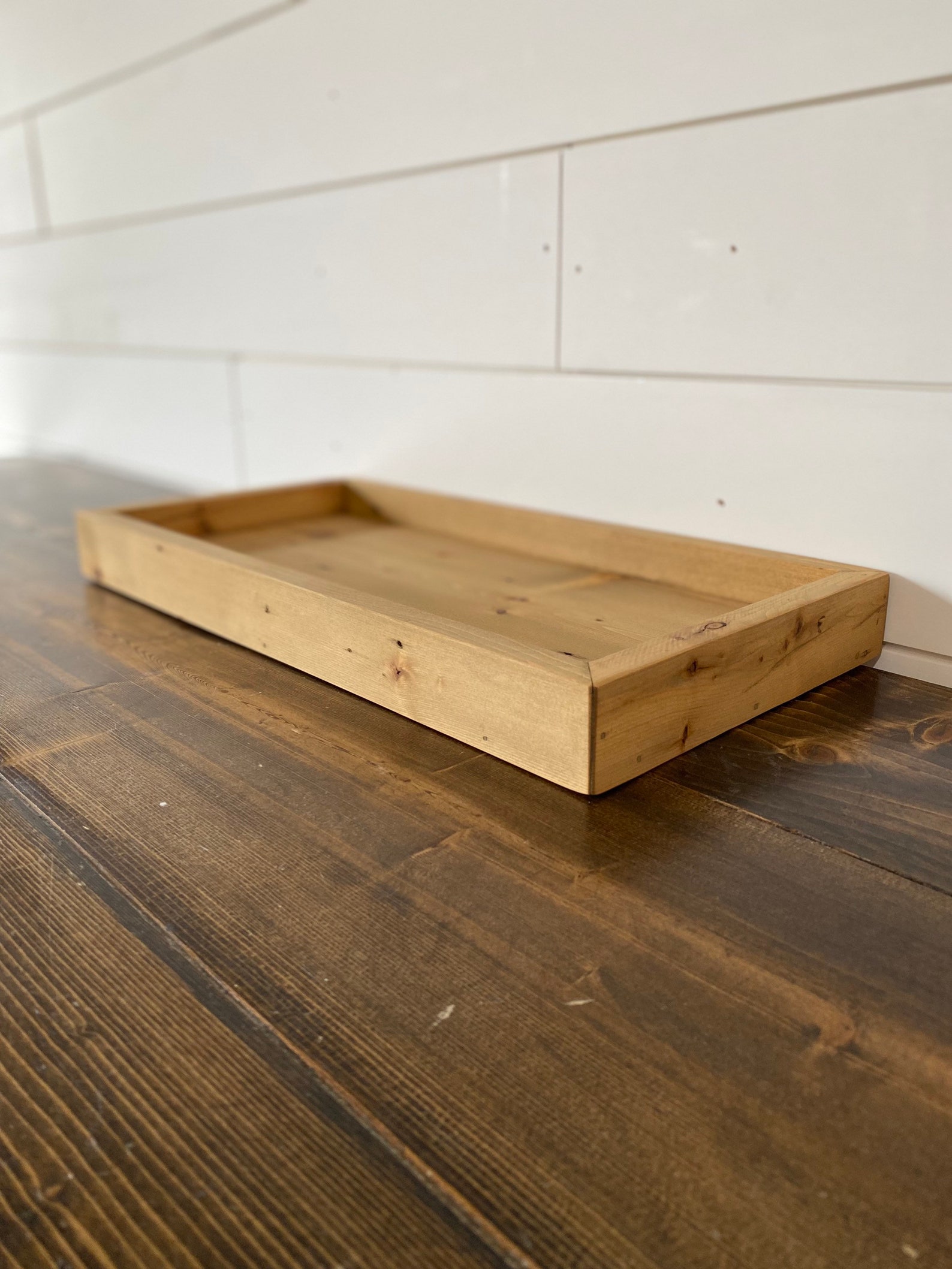 Reclaimed Wood Tray Ottoman Tray Coffee Table Centerpiece - Etsy