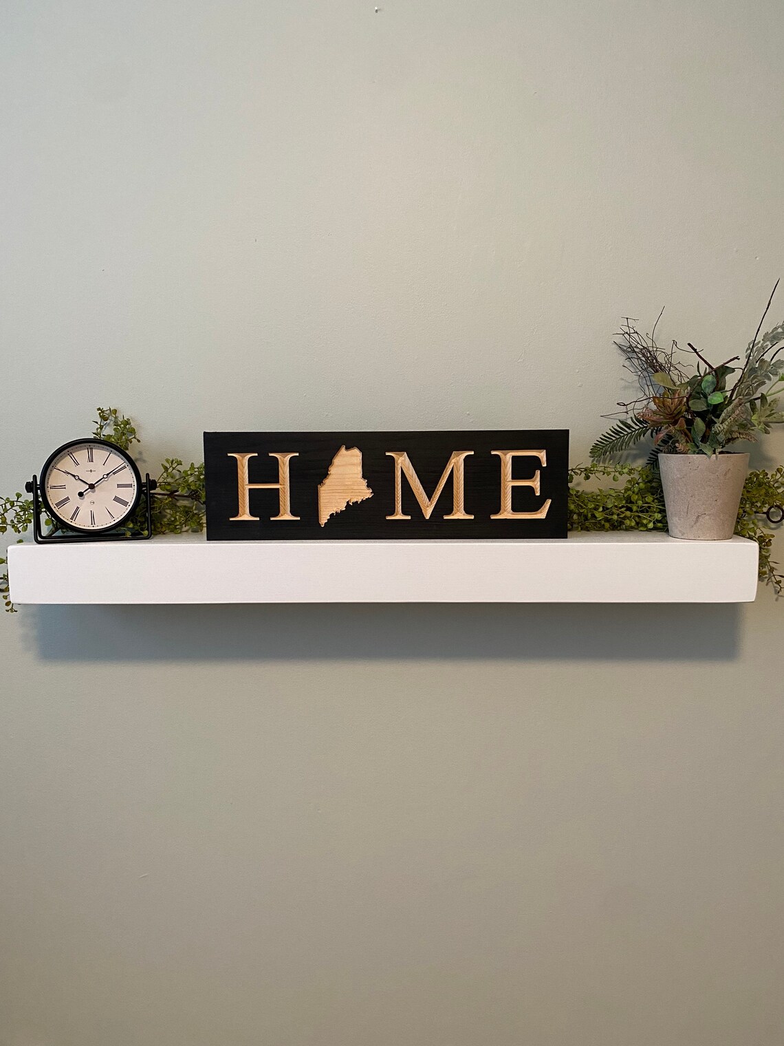 Maine home Sign - Etsy