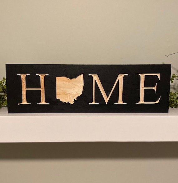 Ohio home Sign | Etsy