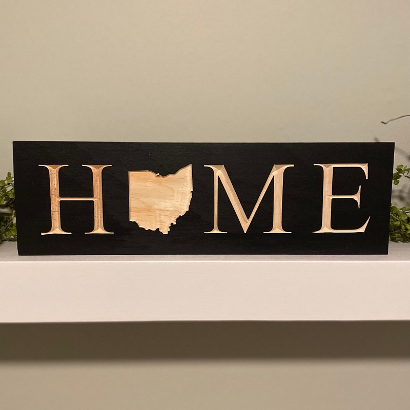 Ohio Wood Sign - Etsy