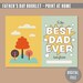 Father's Day Book Printable All About Dad Print at Home Instant ...