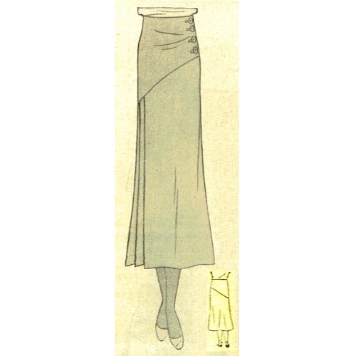 Vintage Sewing Pattern 1940s 1950s Dress Cascade Drape | Etsy