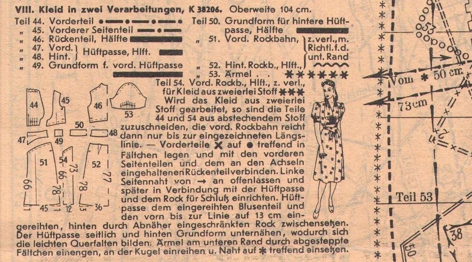 Vintage 104cm/41 Bust Size 1940s Day or Evening Dress - Etsy