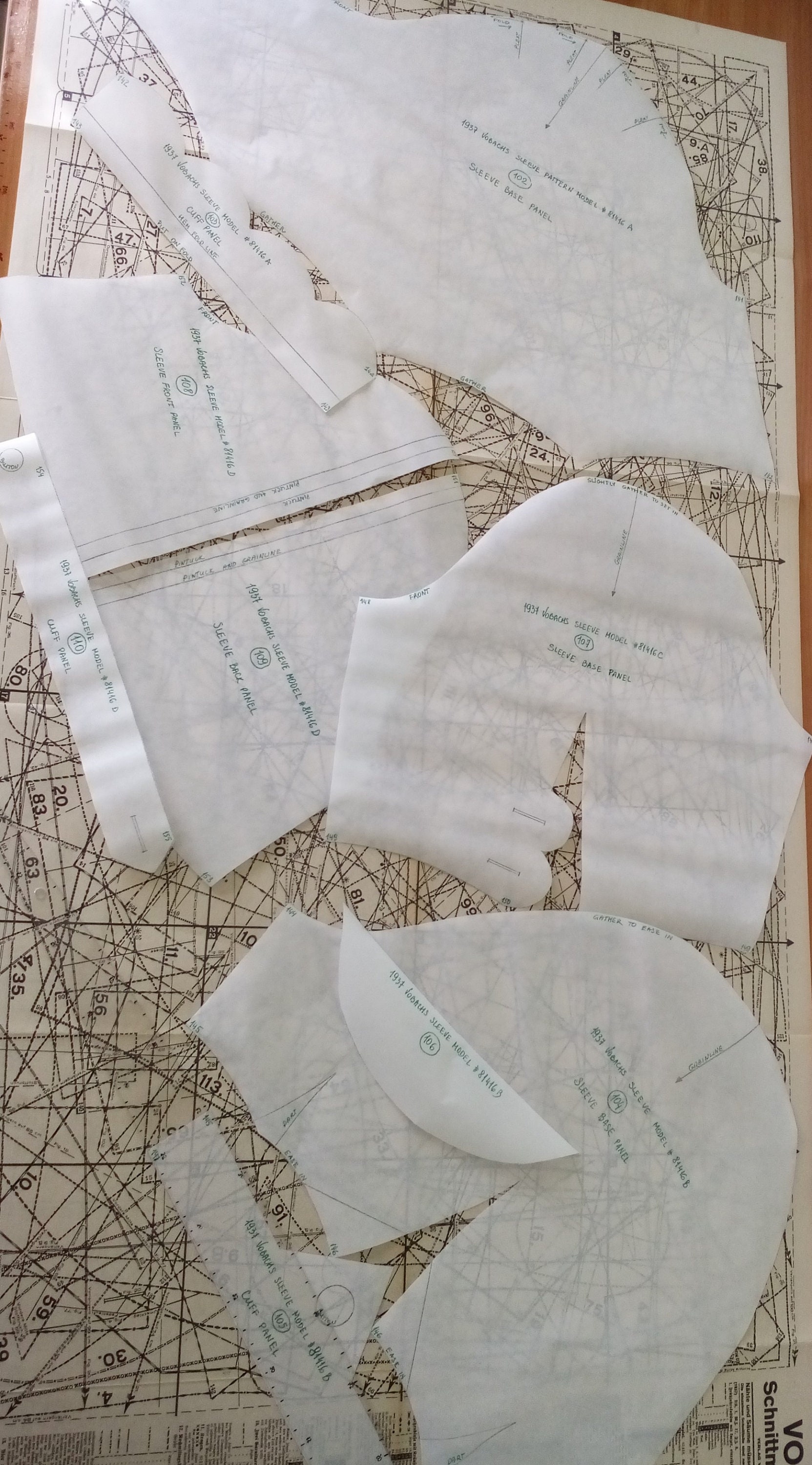 Vintage 100cm/39 Bust Size 1930s Short Sleeve Cross-bodice Side Closure ...