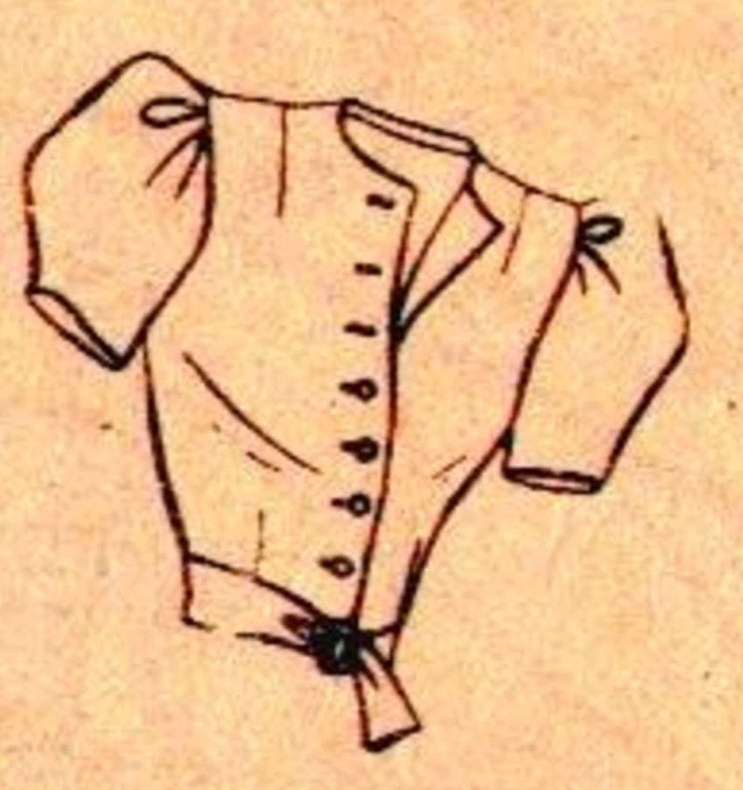 Vintage 92cm/36" or 100cm/39" Bust Size 1940s Short Sleeve Summer ...