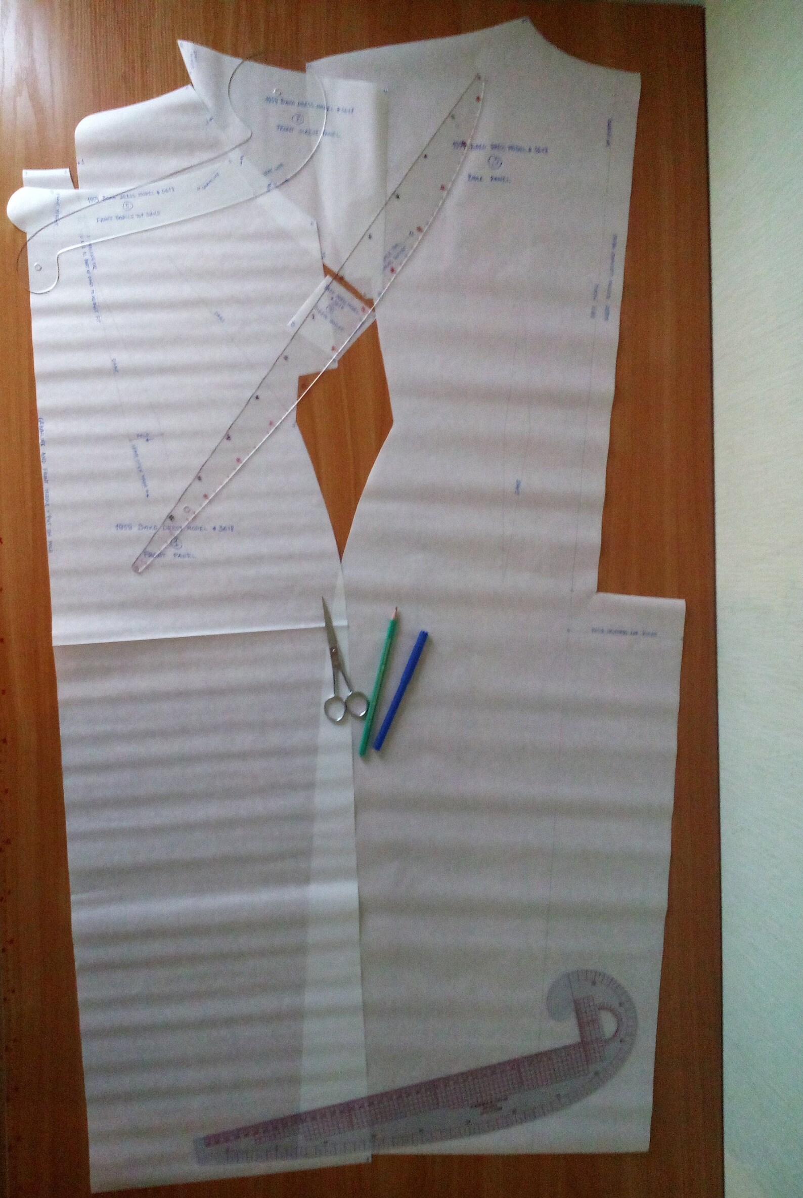 Vintage 92cm/36 Bust Size 1950s Summer Day Dress Sewing Pattern - Etsy