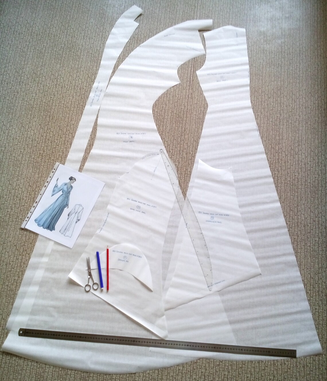 A 92cm/36 Bust Size Vintage 1940s Short Sleeve Front - Etsy