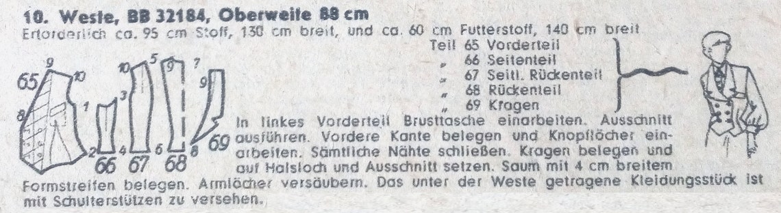 Vintage 88cm/35 Bust Size 1950s Classic Fitted Double - Etsy