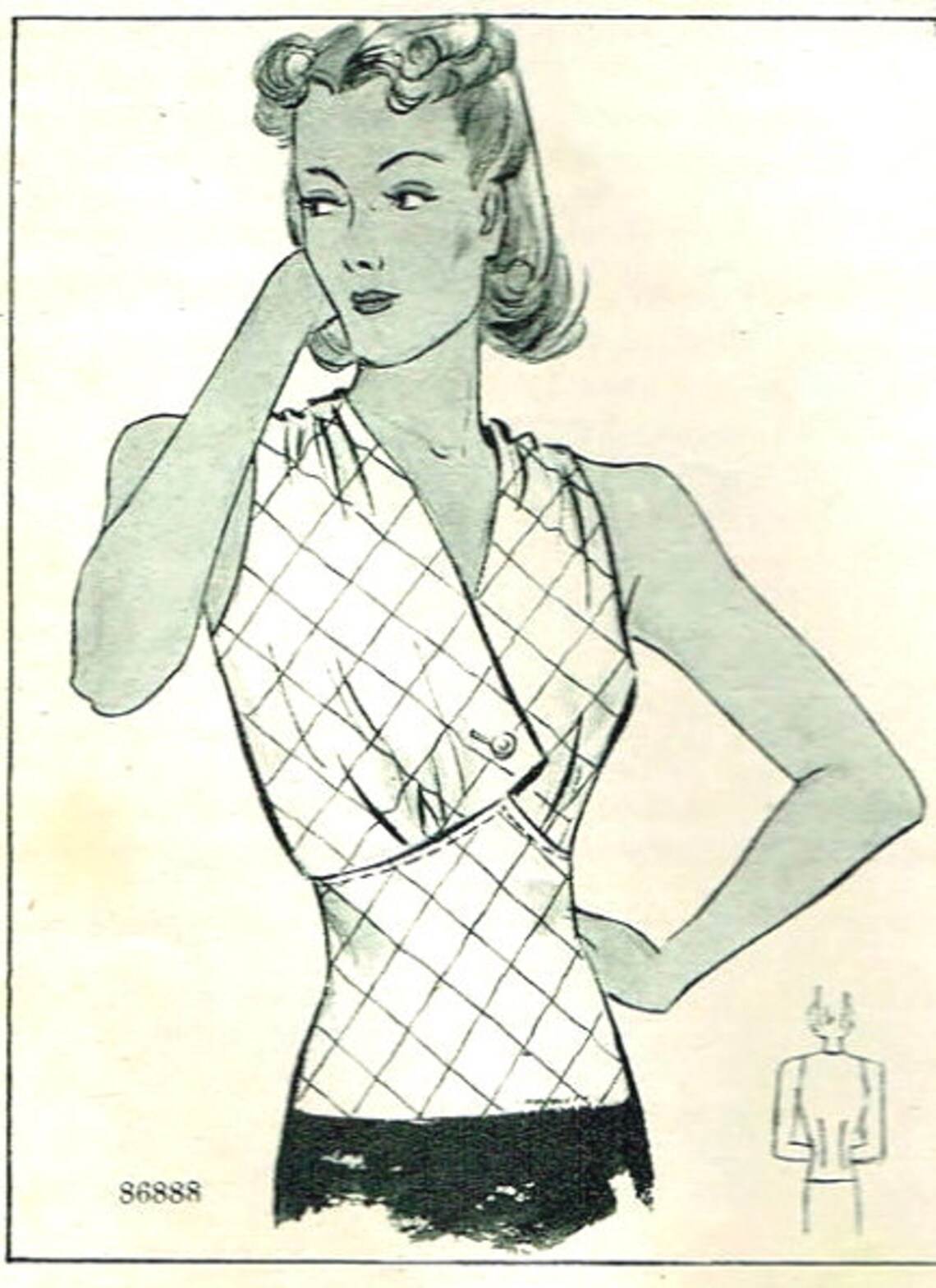 Vintage 96cm/38 and 108cm/42 Bust Size 1930s - Etsy