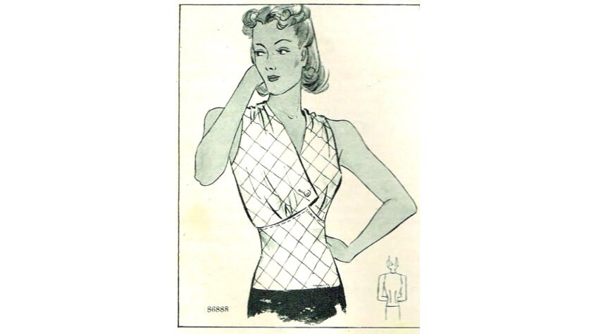 Vintage 96cm/38 and 108cm/42 Bust Size 1930s - Etsy