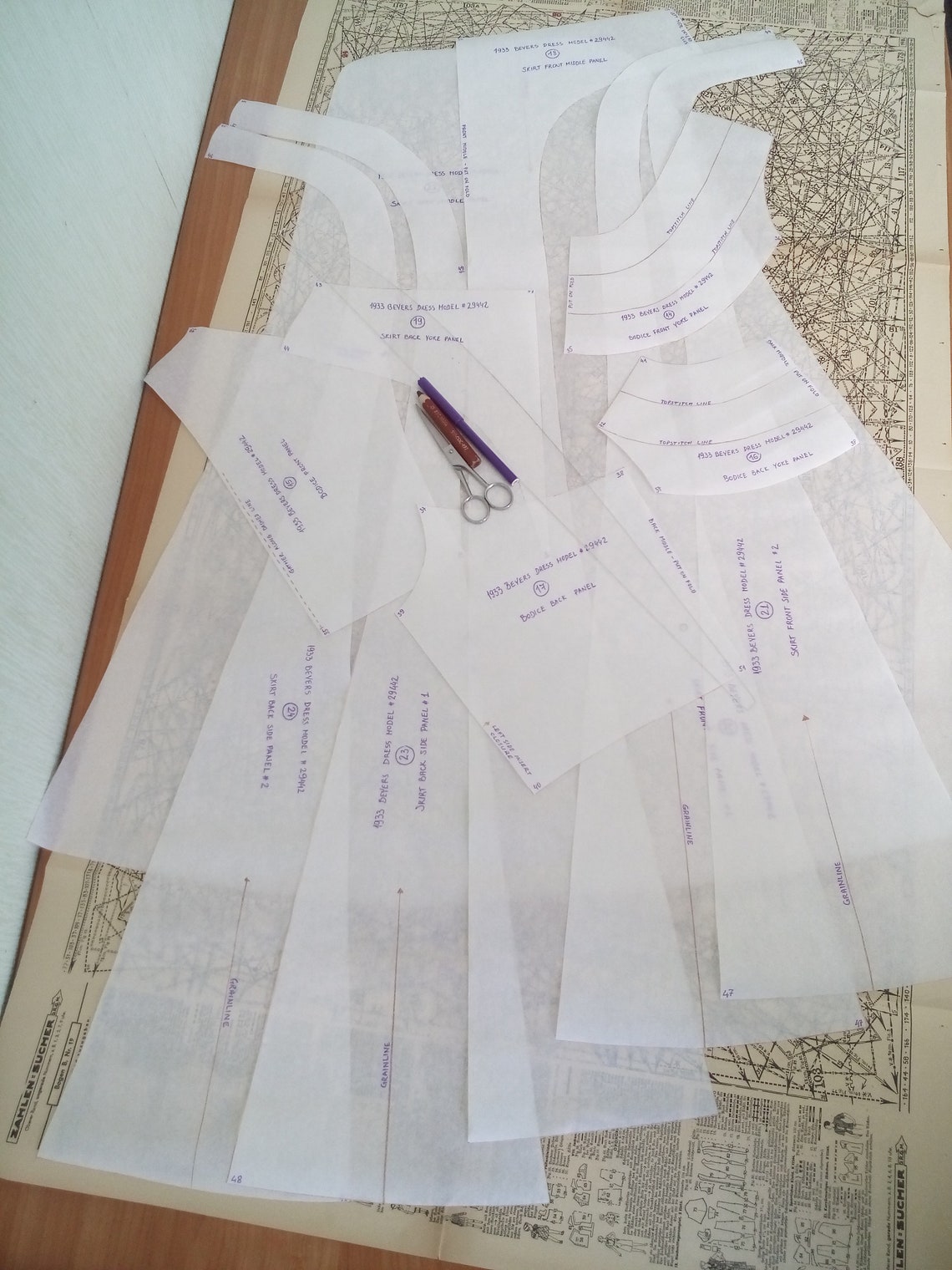 Vintage 92cm/36" Bust Size 1950s Short Sleeve Day Dress /cocktail Dress ...