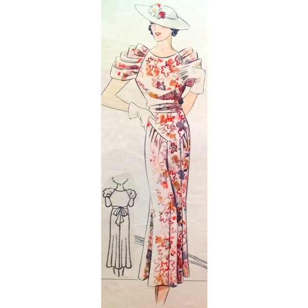 Ruched Dress Pattern - Etsy