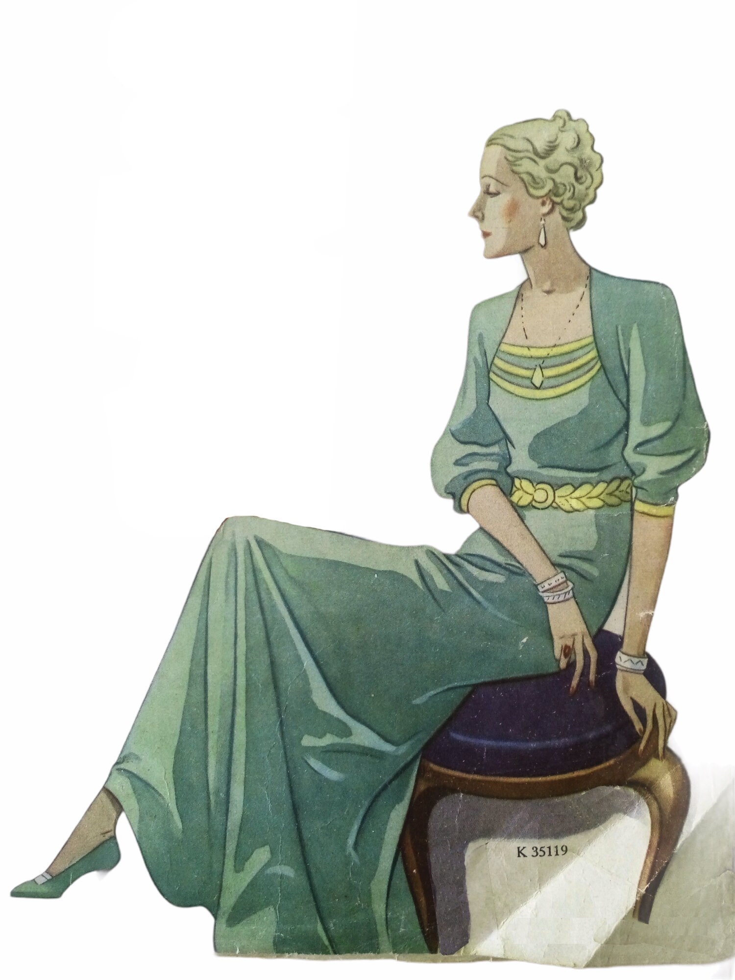 Vintage 100cm / 39 Bust Size 1930s Raglan Sleeve Formal - Etsy