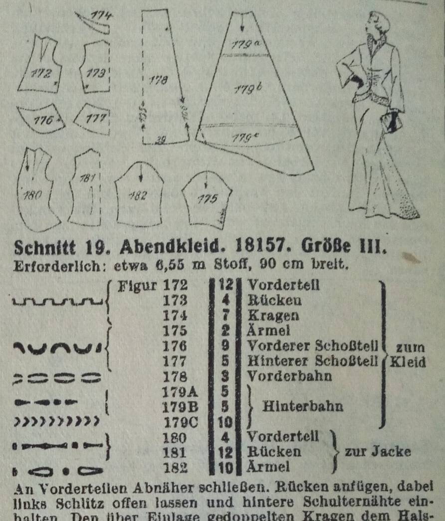 Vintage 102cm/41" Bust Size Late 1940s Evening Dress / Prom Dress ...