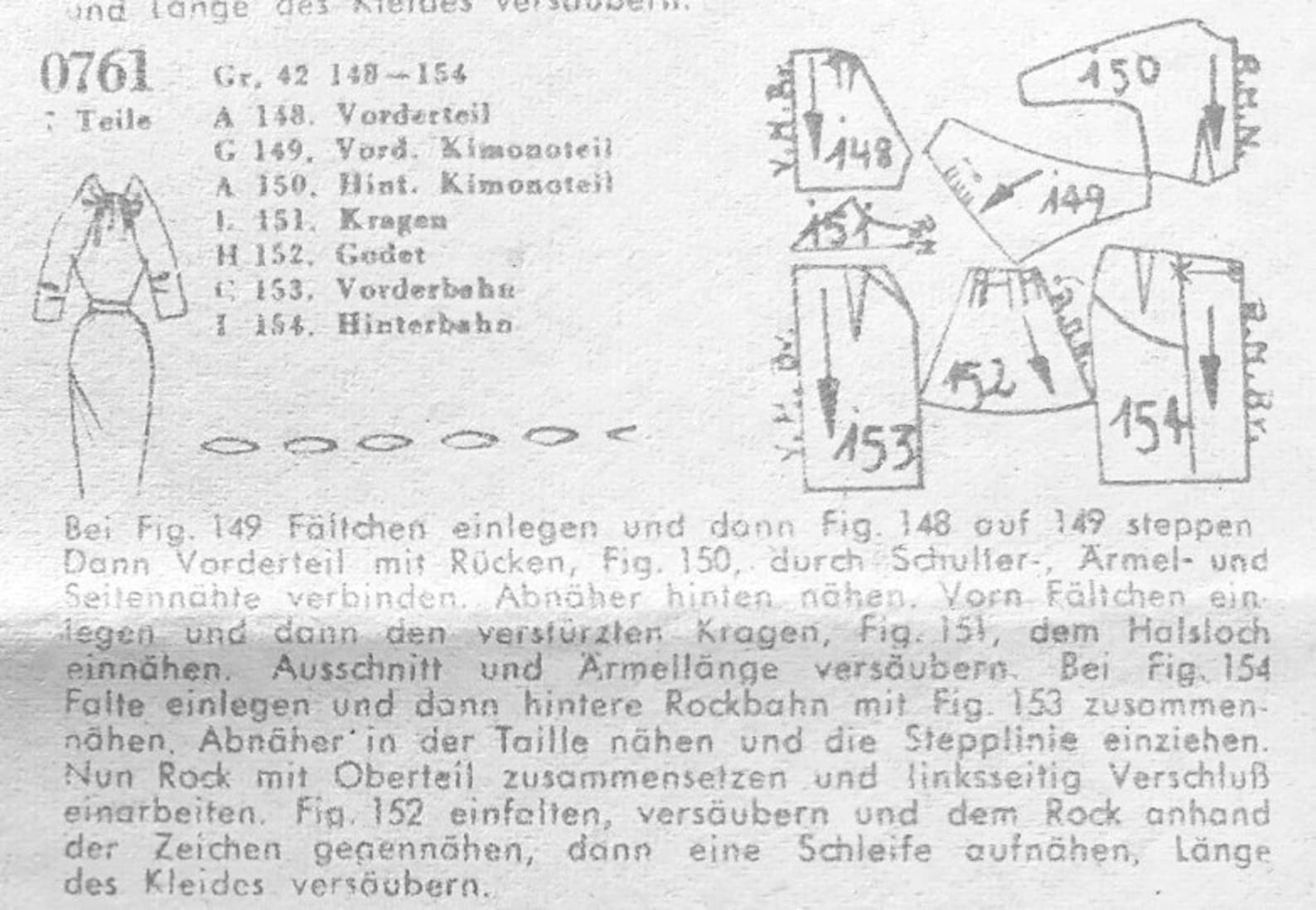 Vintage 92cm/36 Bust Size 1950s Dress With Detailed - Etsy